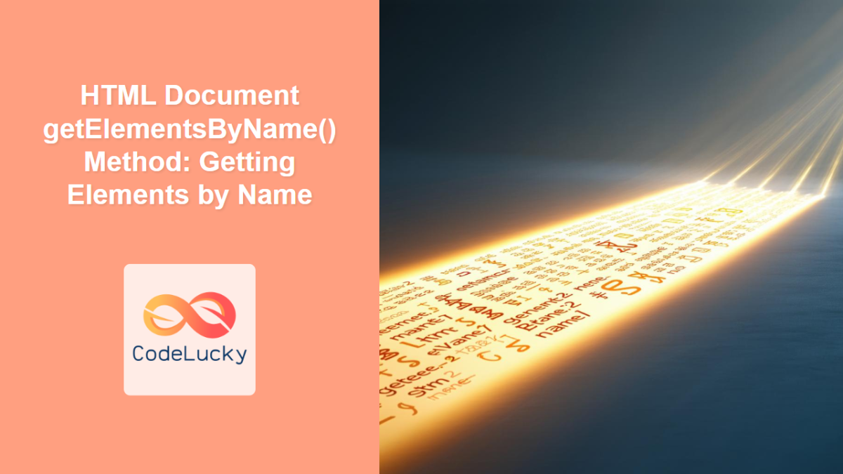 HTML Document createElement() Method: Creating Element Nodes - CodeLucky