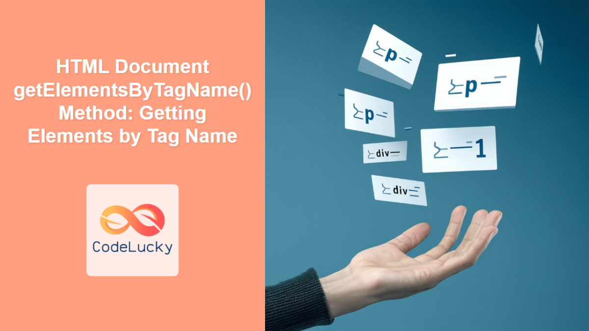 HTML Document querySelector() Method: Getting First Matching Element - CodeLucky