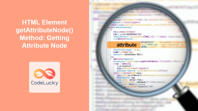 HTML Document getElementById() Method: Getting Element by ID - CodeLucky