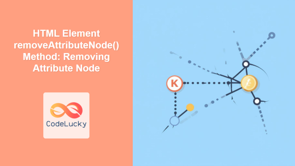 HTML Node removeChild() Method: Removing Child Nodes - CodeLucky