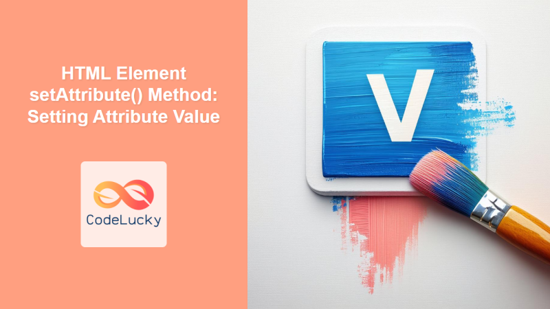Html Element Setattribute Method Setting Attribute Value Codelucky