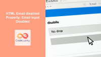 HTML Button disabled Property: Button Disabled - CodeLucky
