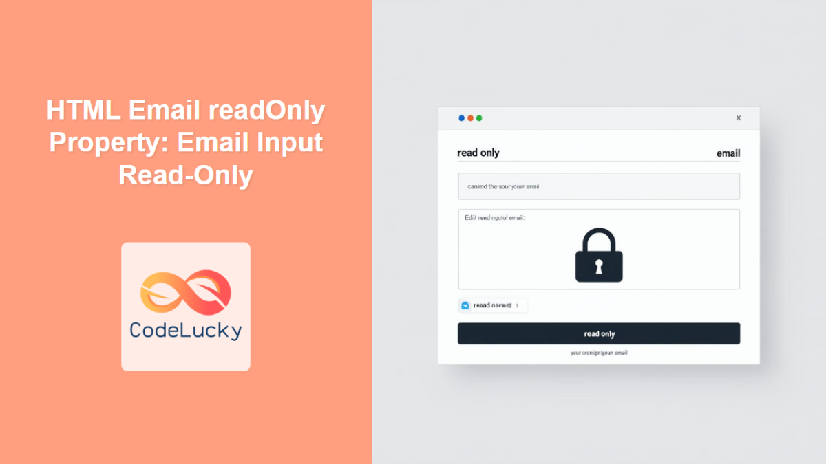 HTML Text readOnly Property: Text Input Read-Only - CodeLucky