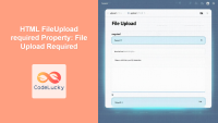 HTML FileUpload accept Property: File Upload Type - CodeLucky