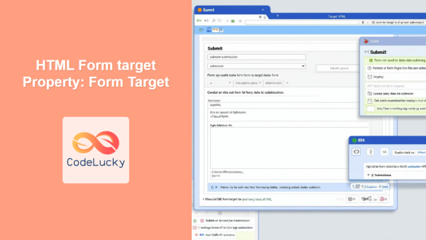 HTML Form action Property: Form Action URL - CodeLucky
