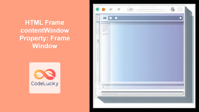 HTML DOM Frame Object: Accessing Frame Elements - CodeLucky