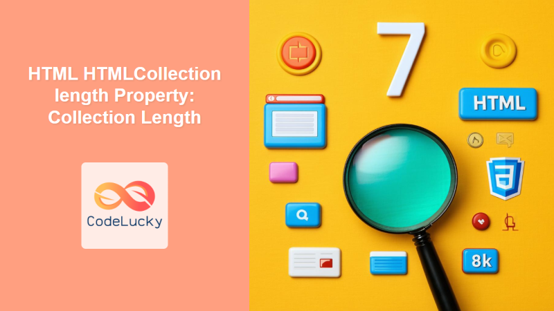 HTML DOM HTMLCollection Object: Accessing Collections of Elements - CodeLucky