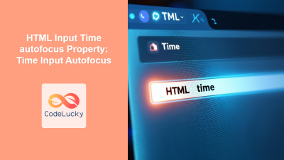 HTML Text autofocus Property: Text Input Autofocus - CodeLucky