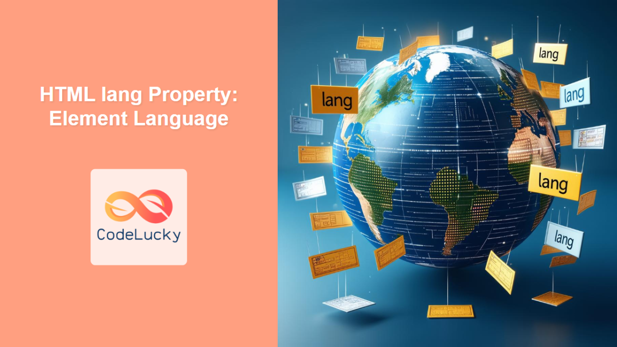 HTML lang Property: Element Language - CodeLucky