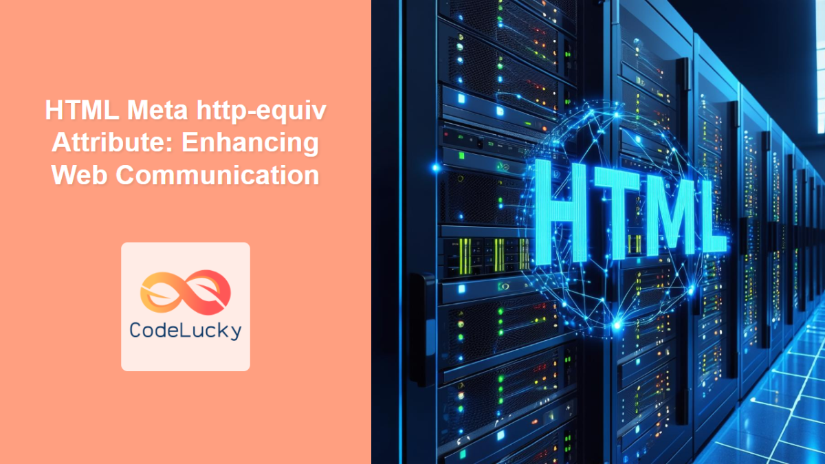 HTML Meta http-equiv Attribute: Enhancing Web Communication - CodeLucky