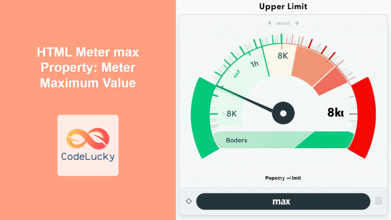 HTML Number max Property: Number Input Maximum Value - CodeLucky