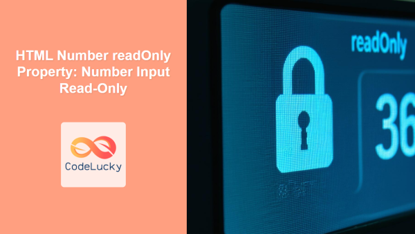 HTML TextArea readOnly Property: Textarea Read-Only - CodeLucky