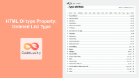 HTML Ordered Lists: The ` ` Tag Explained - CodeLucky