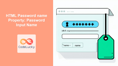 HTML Hidden Property: Hidden Input Form - CodeLucky