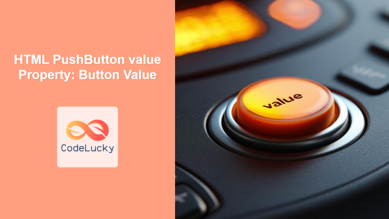 HTML Button value Property: Button Value - CodeLucky
