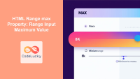 HTML Range value Property: Range Input Value - CodeLucky