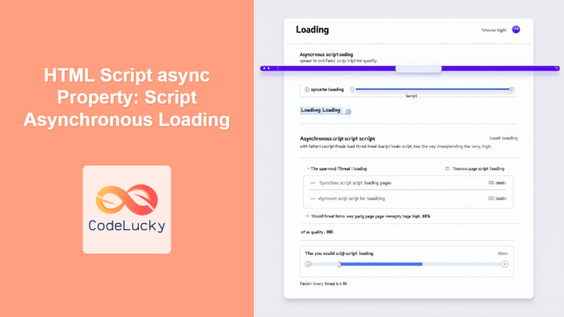 HTML Script defer Property: Script Deferred Loading - CodeLucky