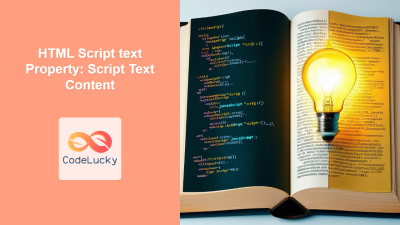 HTML Script async Property: Script Asynchronous Loading - CodeLucky