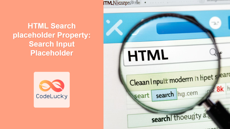 HTML Text placeholder Property: Text Input Placeholder - CodeLucky