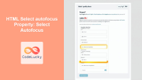 HTML Text autofocus Property: Text Input Autofocus - CodeLucky
