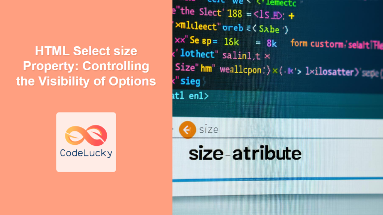 HTML Select type Property: Select Type - CodeLucky