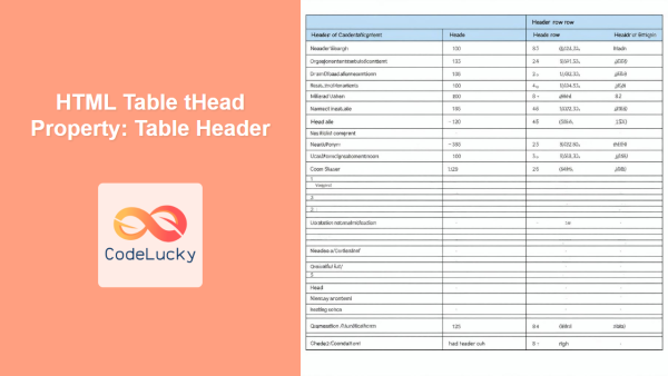 CSS table-layout Property: CSS Table Layout Explained - CodeLucky