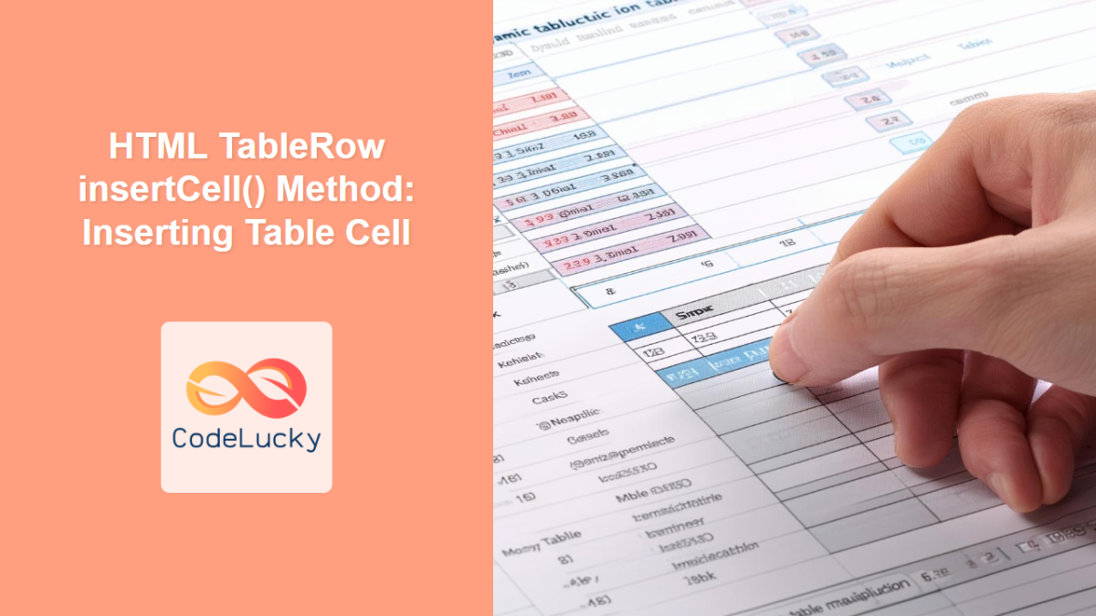 HTML Table Cells Collection: Accessing Table Cells - CodeLucky