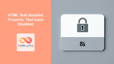 HTML Checkbox disabled Property: Checkbox Disabled - CodeLucky