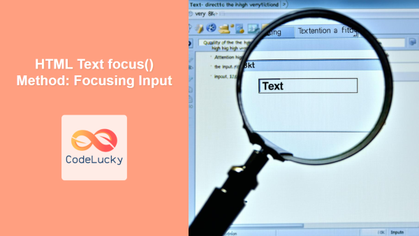 HTML Text autofocus Property: Text Input Autofocus - CodeLucky