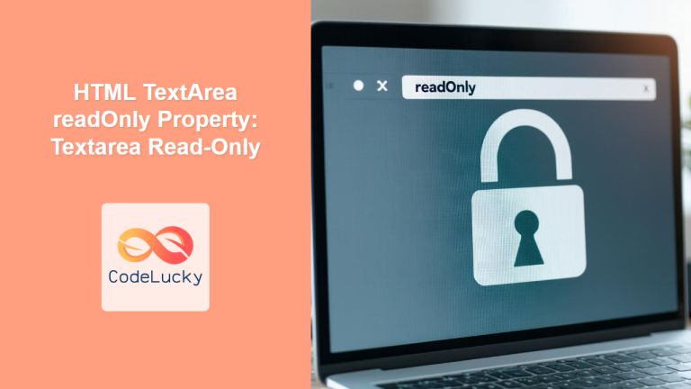 Html Text Readonly Property Text Input Read Only Codelucky