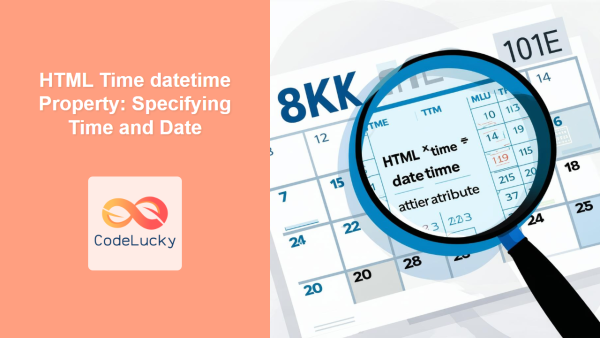 HTML DOM Datetime-Local Object: Accessing Local Datetime Input Elements - CodeLucky