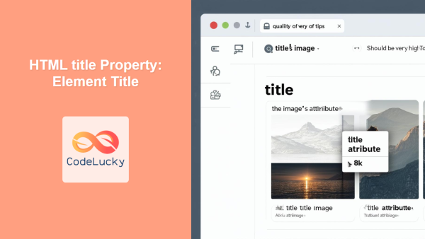 HTML title Attribute: Comprehensive Guide - CodeLucky