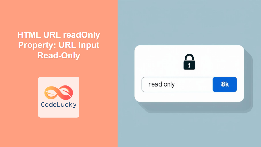 HTML Text readOnly Property: Text Input Read-Only - CodeLucky