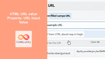 HTML URL type Property: URL Input Type - CodeLucky