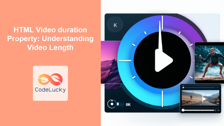 HTML Video playbackRate Property: Video Playback Rate - CodeLucky