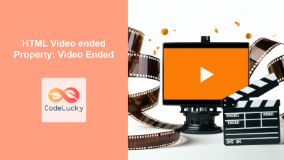 HTML Video playbackRate Property: Video Playback Rate - CodeLucky