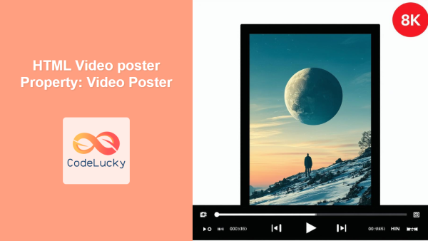 HTML Video poster Property: Video Poster - CodeLucky