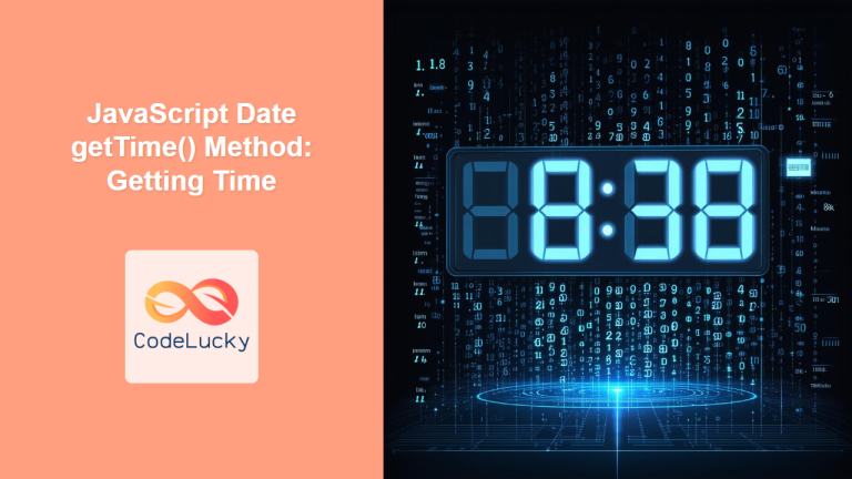 JavaScript Date setTime() Method: Setting Time - CodeLucky