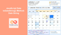 JavaScript Date getDay() Method: Getting Day of Week - CodeLucky