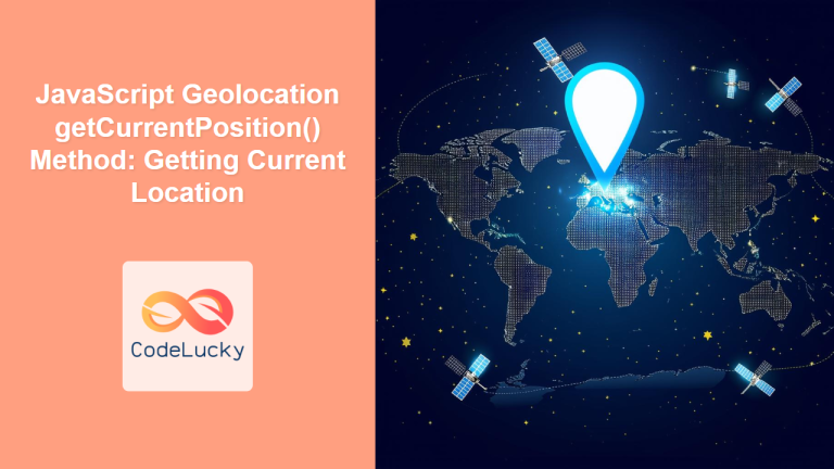 Javascript Navigator Geolocation Property Geolocation Object Codelucky