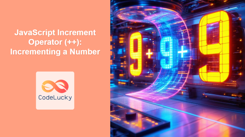 JavaScript Increment Operator (++): Incrementing a Number - CodeLucky