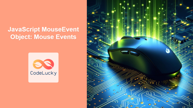 JavaScript onmousemove Event: Mouse Pointer Moved - CodeLucky