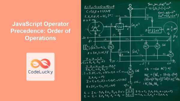 JavaScript Operator Precedence: Order of Operations - CodeLucky
