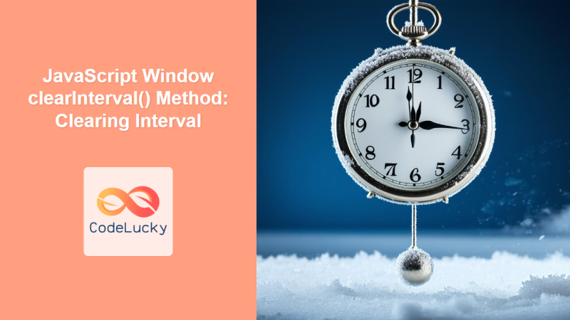 JavaScript Window setInterval() Method: Setting Interval - CodeLucky