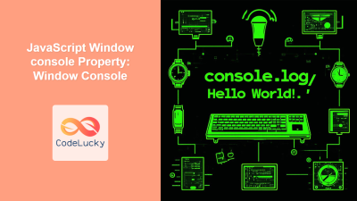 JavaScript Window document Property: Window Document - CodeLucky