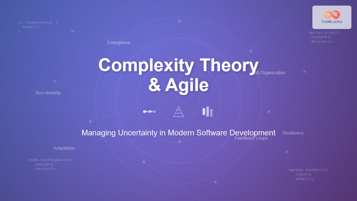 Complexity Theory and Agile: Navigating Uncertainty in Modern Software Development - CodeLucky