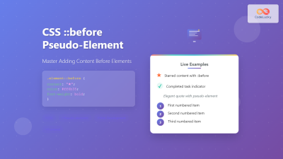 CSS ::after Pseudo-Element: Complete Guide to Adding Dynamic Content After Elements - CodeLucky