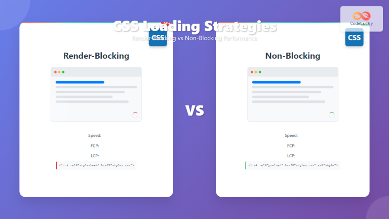 CSS Performance Metrics: Complete Guide to CLS, FCP, LCP Optimization - CodeLucky