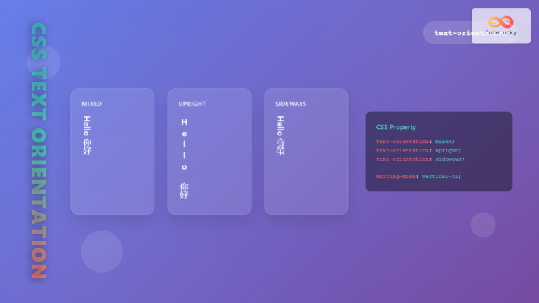 CSS Writing-Mode Property: Master Horizontal and Vertical Text Direction Control - CodeLucky