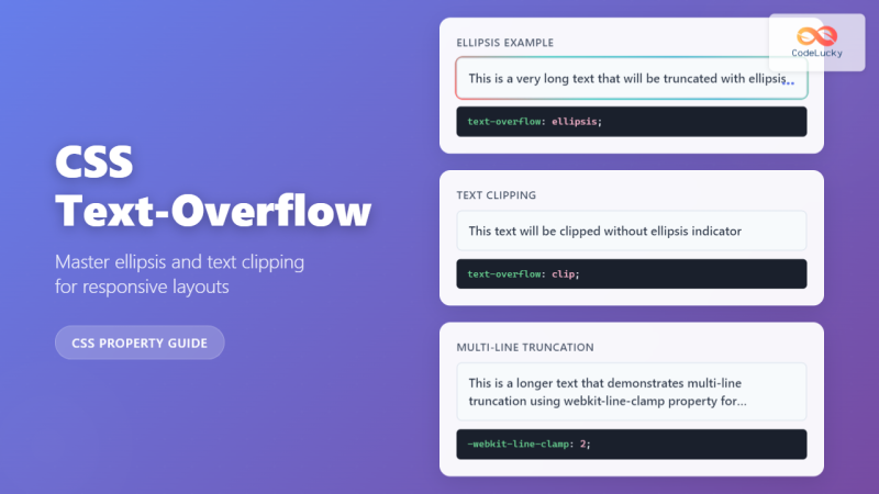 CSS Overflow-X and Overflow-Y: Complete Guide to Horizontal and Vertical Overflow Control ...